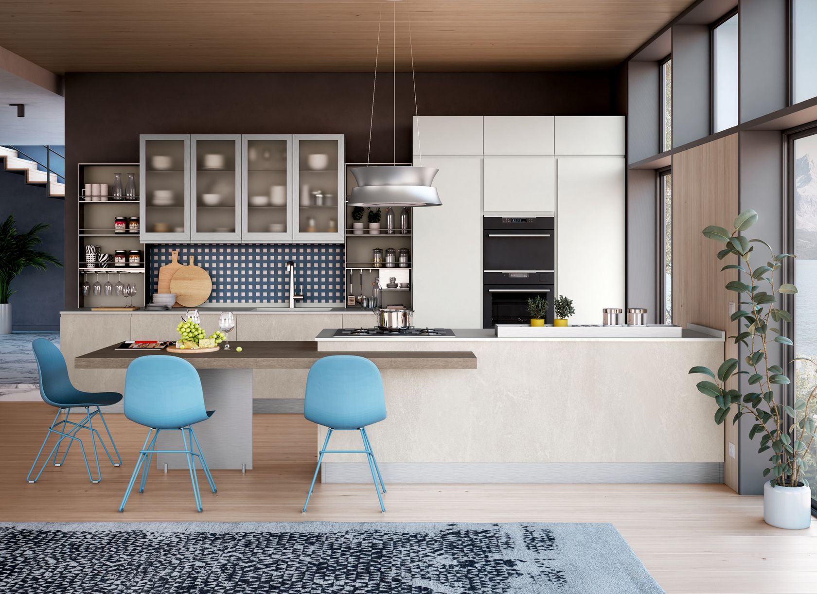JEY FEEL | Kitchen with island By CREO Kitchens