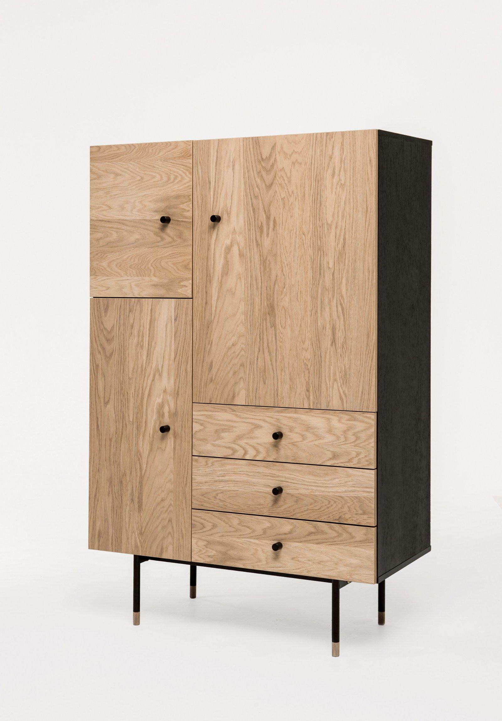 JUGEND | Highboard Wood veneer highboard with drawers By Woodman ...
