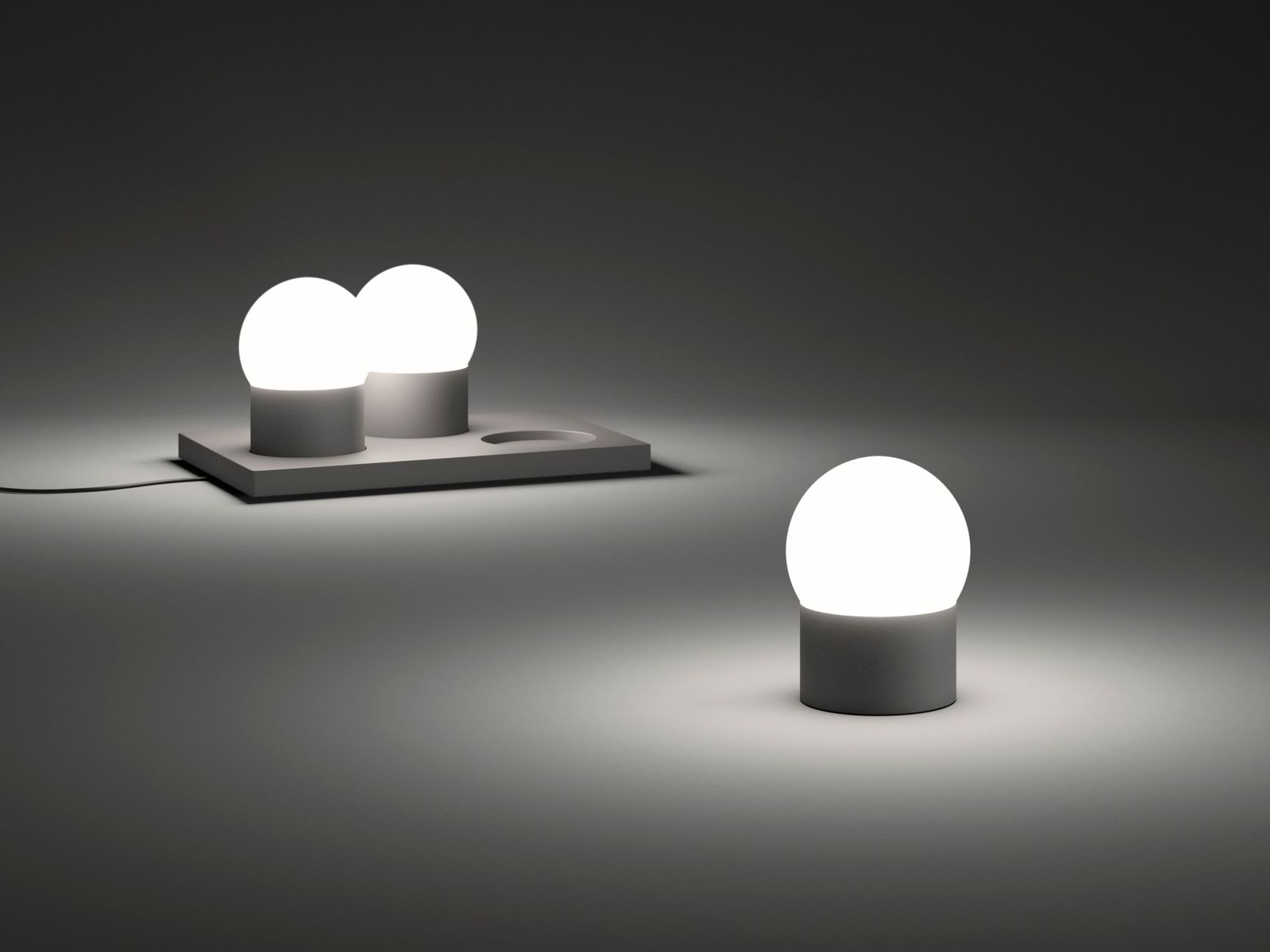 JUNE LED Outdoor table lamp By Vibia | design Emiliana design studio