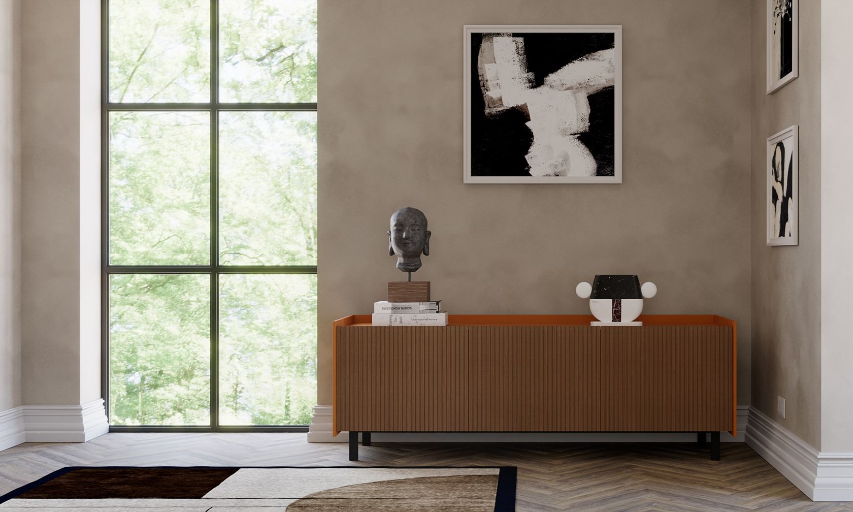 JUST sideboard By Matrix International design Danilo Fedeli