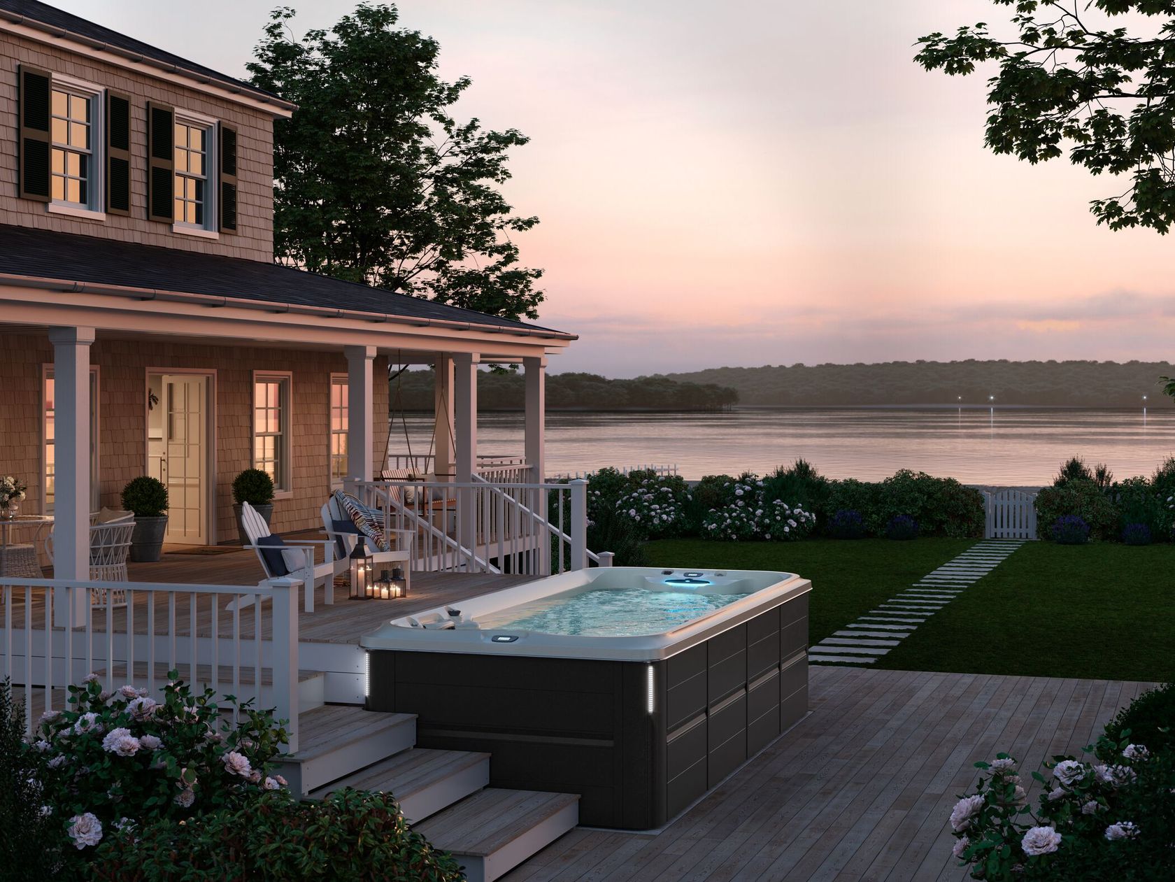 PowerActive™ SWIM SPA 6-seats 7-seats swim spa By Jacuzzi®