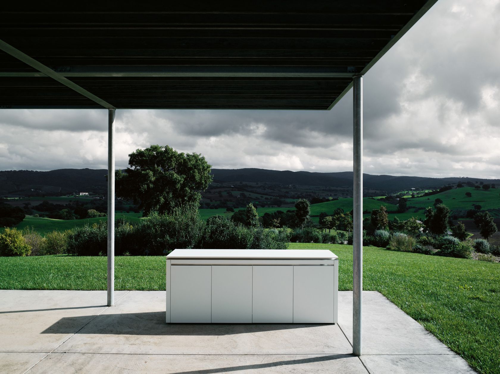Outdoor island kitchen K2 OUTDOOR By Boffi design Norbert Wangen