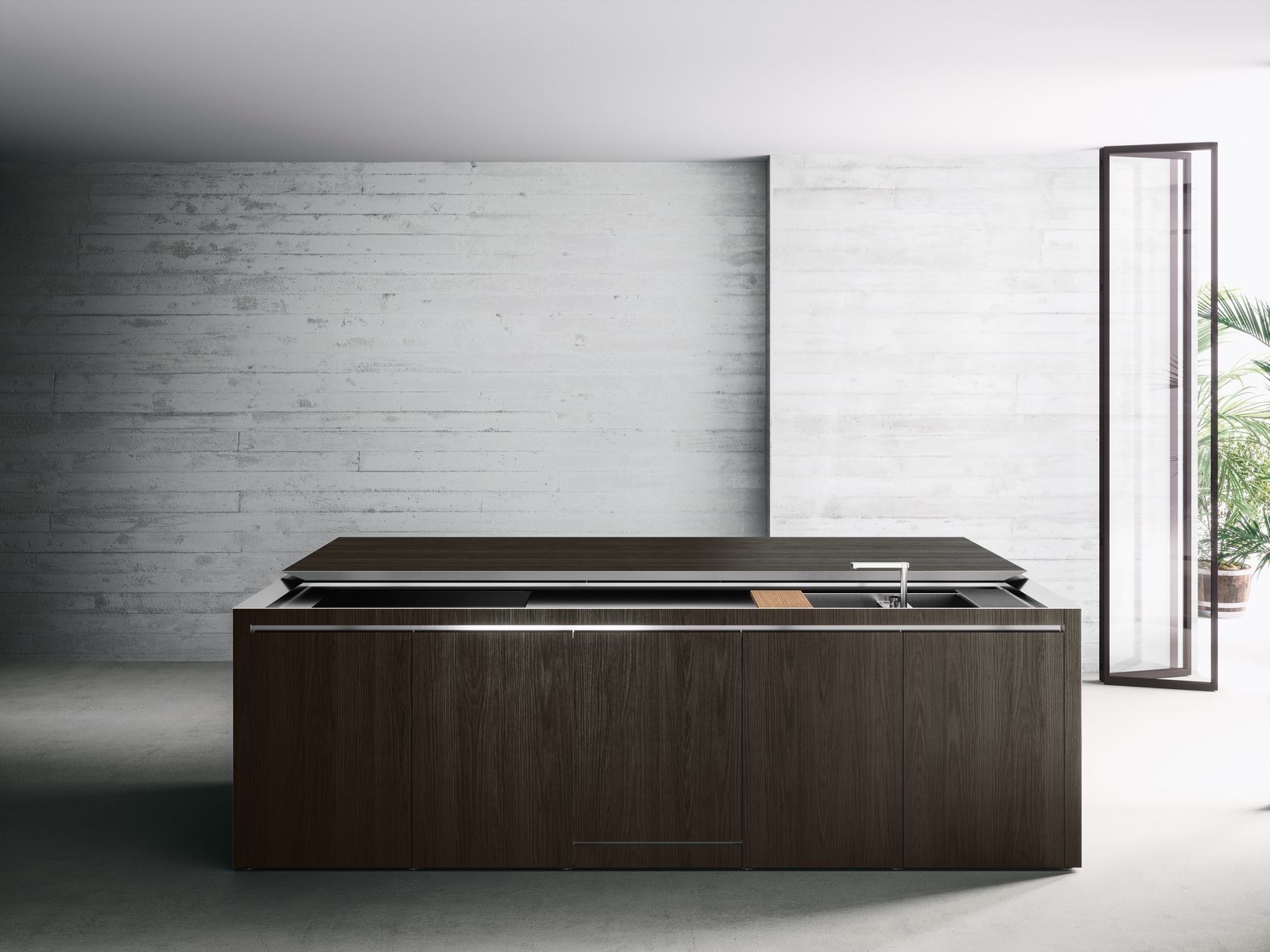 K6 Island kitchen By Boffi | design Norbert Wangen