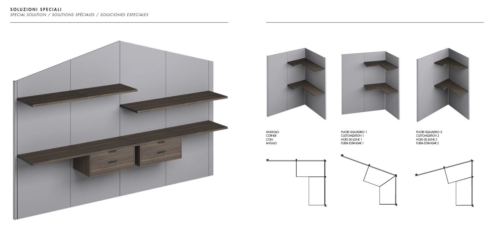 KAB Custom walk-in wardrobe By OLIVIERI
