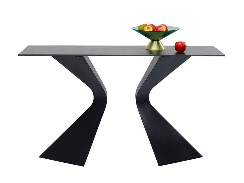 GLORIA Rectangular steel console table with ceramic top By KARE Design