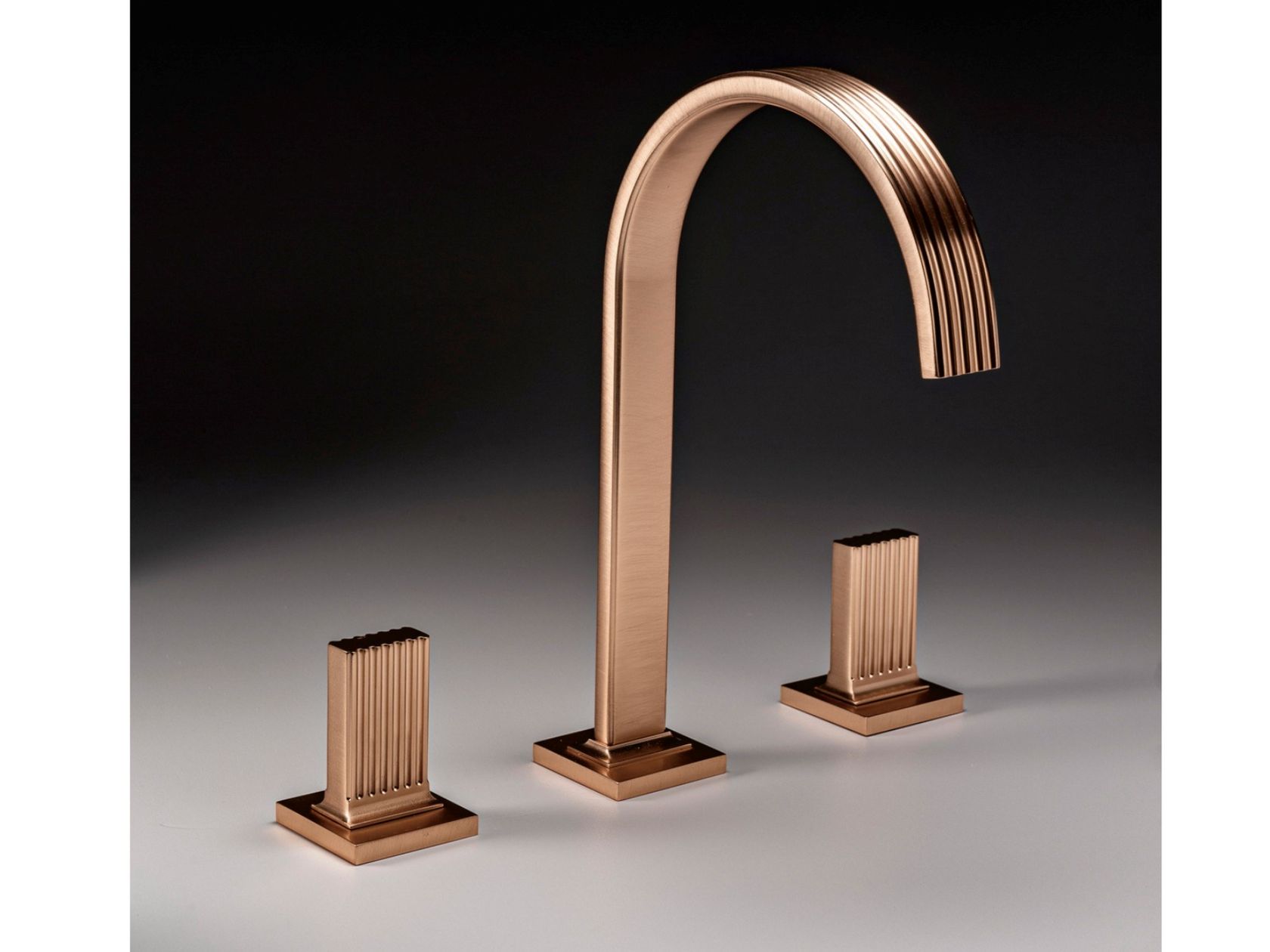KEA 3 hole countertop brass washbasin tap By Rubinetterie Treemme ...