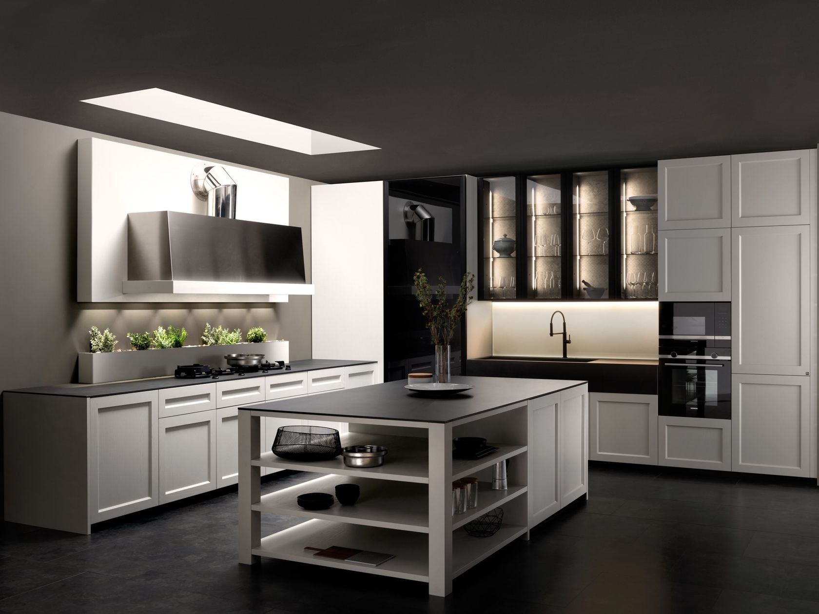 KEA Solid wood kitchen with island By Floritelli Cucine