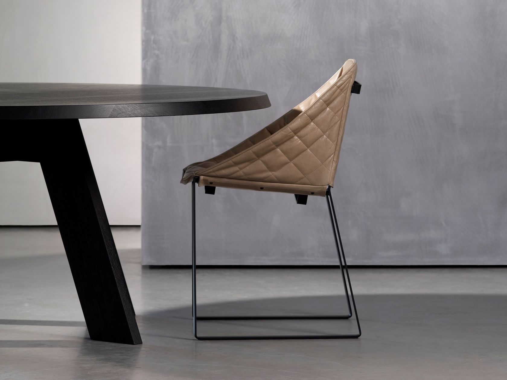 KEKKE LIVING Sled base upholstered chair By Piet Boon | design Piet Boon