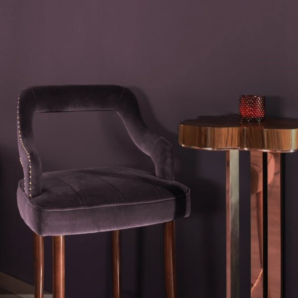 KELLY | Stool with back By Ottiu