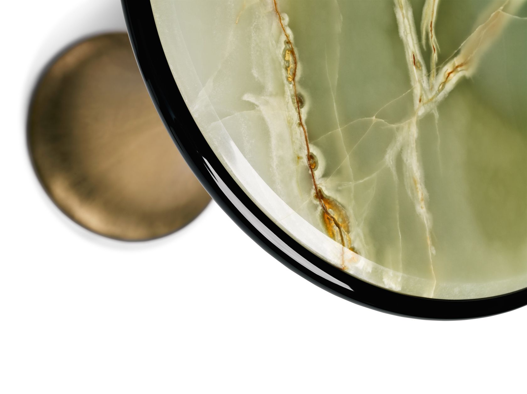 KENAZ Round marble coffee table By Visionnaire | design Steve Leung