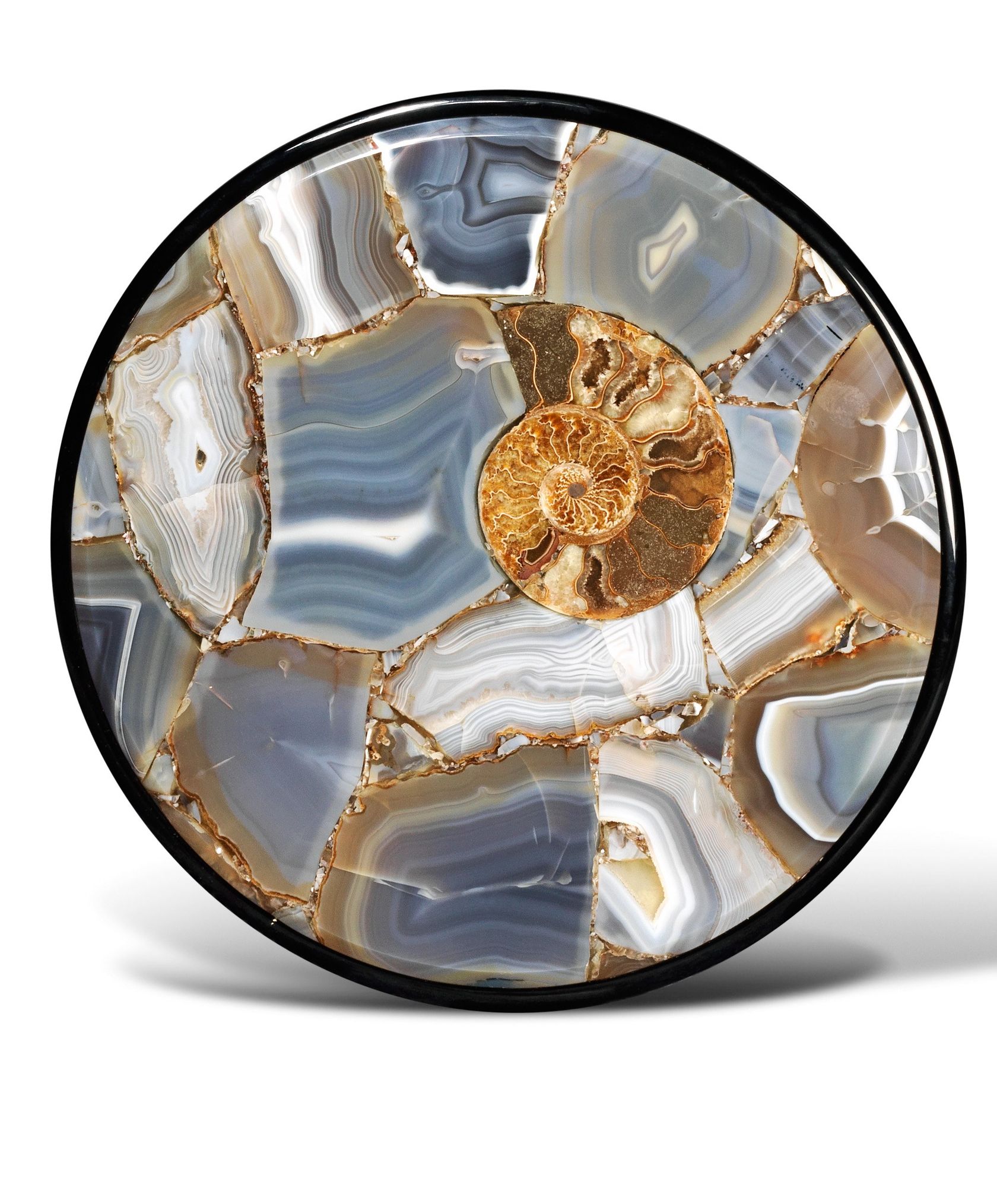 KENAZ Round marble coffee table By Visionnaire | design Steve Leung