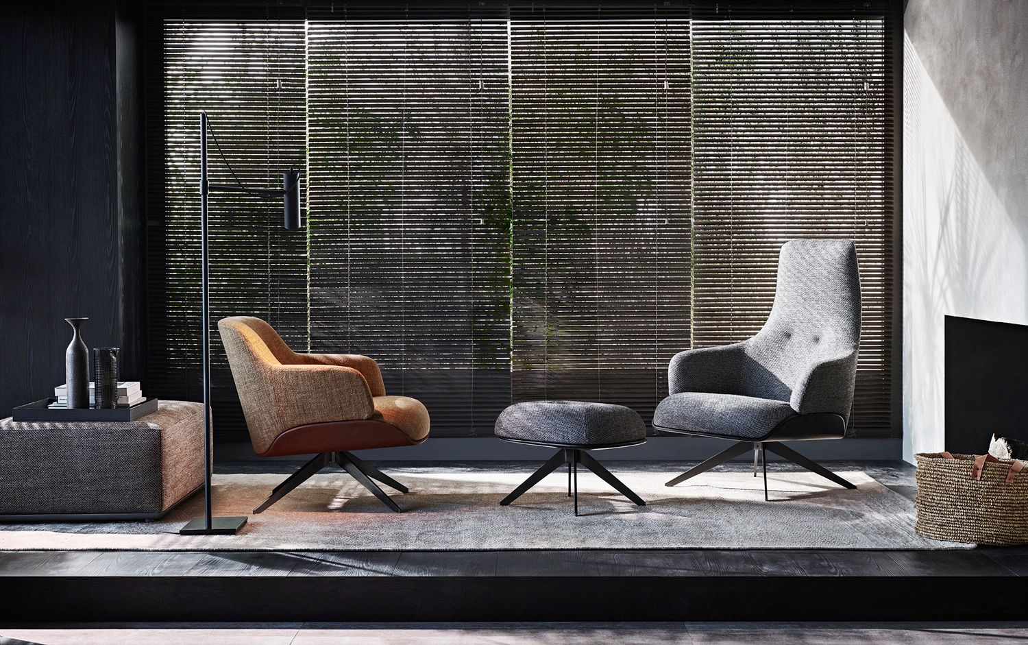 KENSINGTON | High-back armchair By Molteni & C. design Rodolfo Dordoni