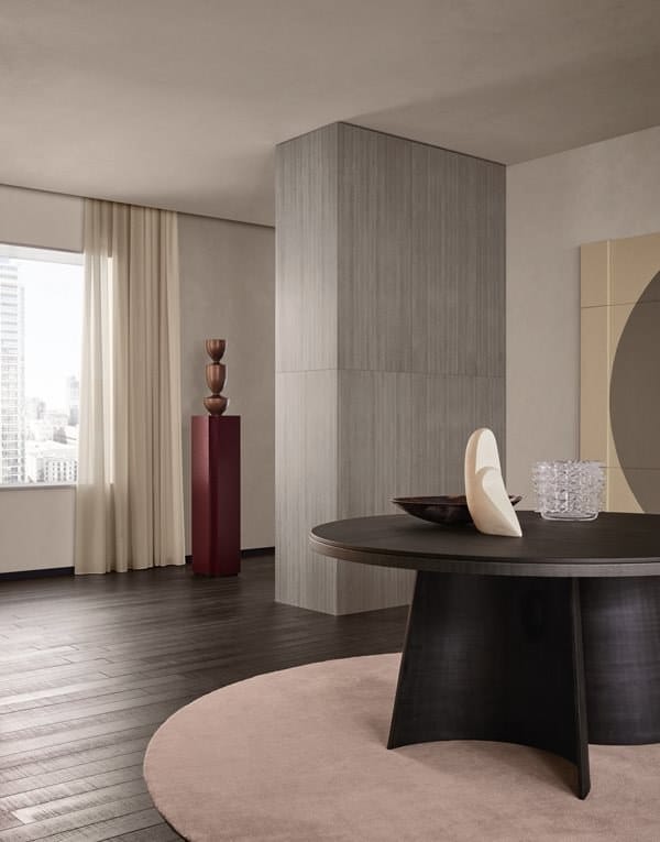 KENSINGTON | Round table By Poliform design Jean-Marie Massaud