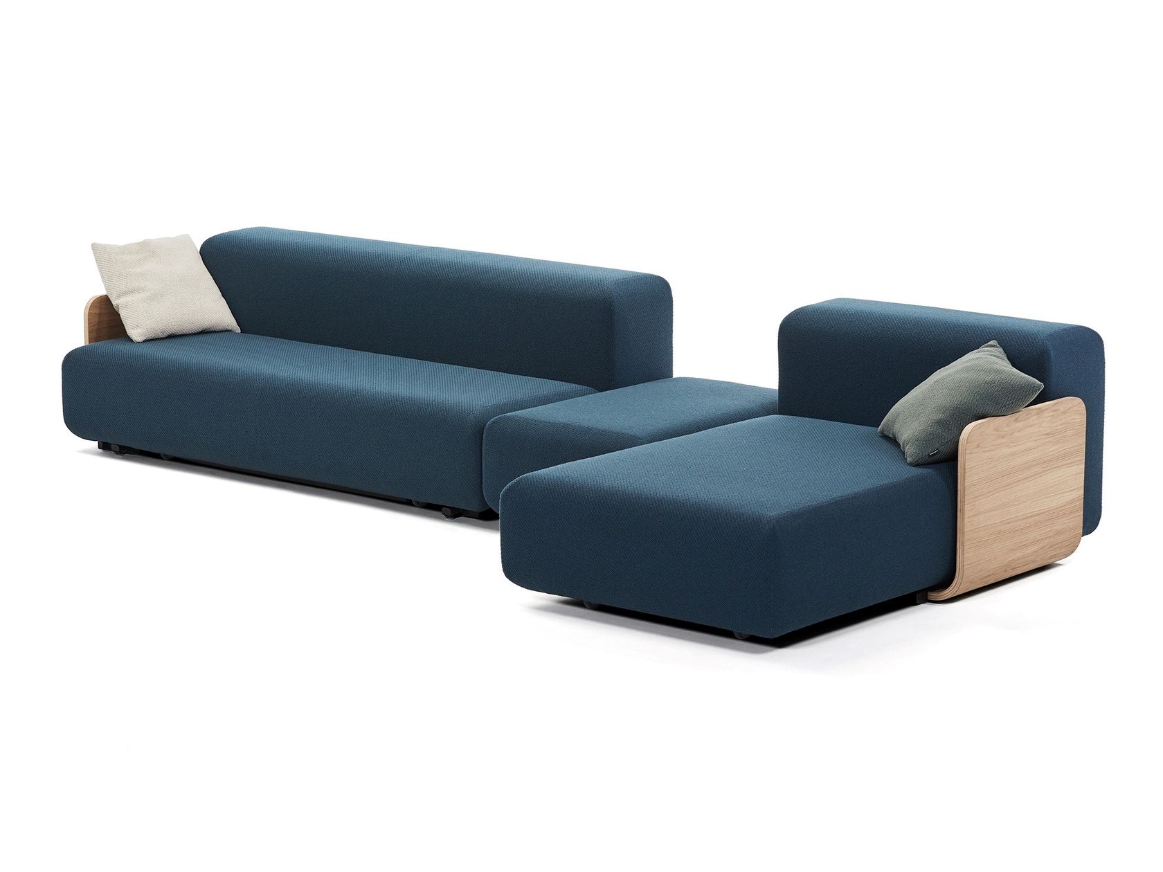 KLASTER Sofá composable de tela By prostoria | design Numen / For Use