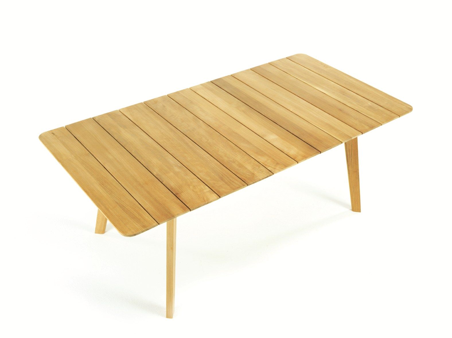 KNIT Rectangular wooden garden table By Ethimo