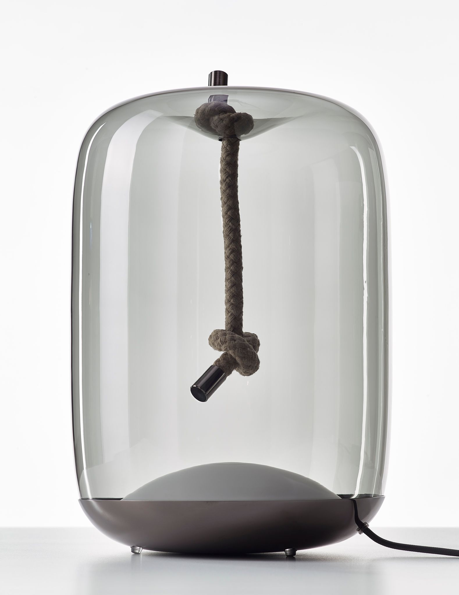 KNOT LED blown glass table lamp By BROKIS