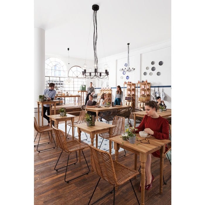 Sled base rattan chair KO LANTA By KARE Design