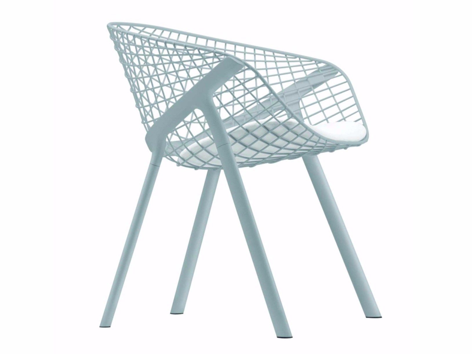 Garden chair with armrests KOBI CHAIR - 040_O By Alias design Patrick ...