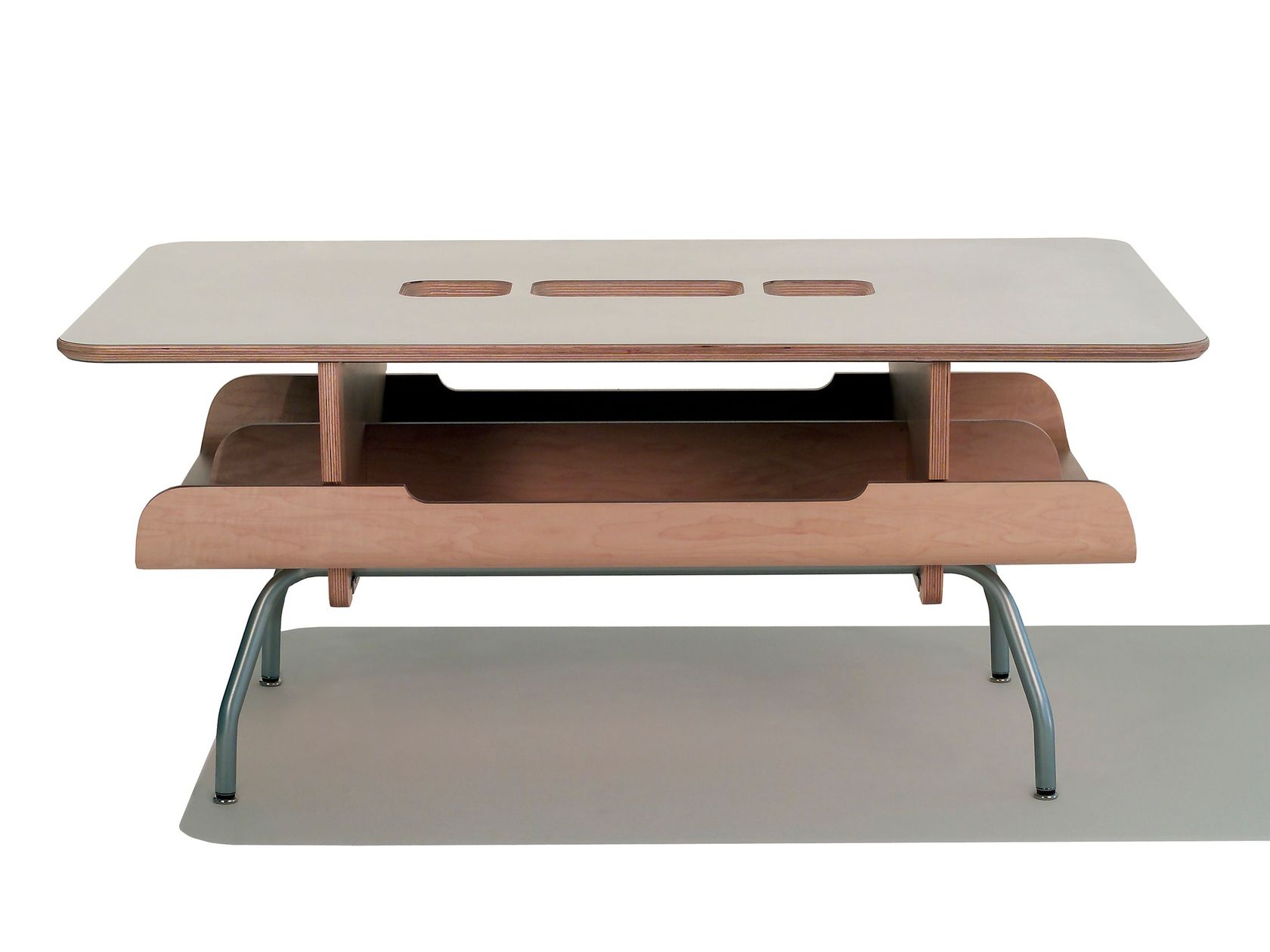 KOTATSU Rectangular wooden coffee table with storage space By Herman ...