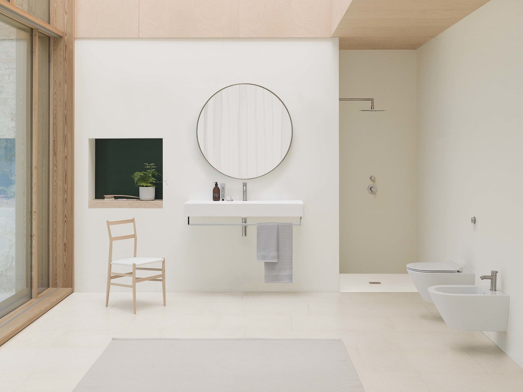 KUBE X 55/F | Toilet Wall-hung ceramic toilet By GSI ceramica
