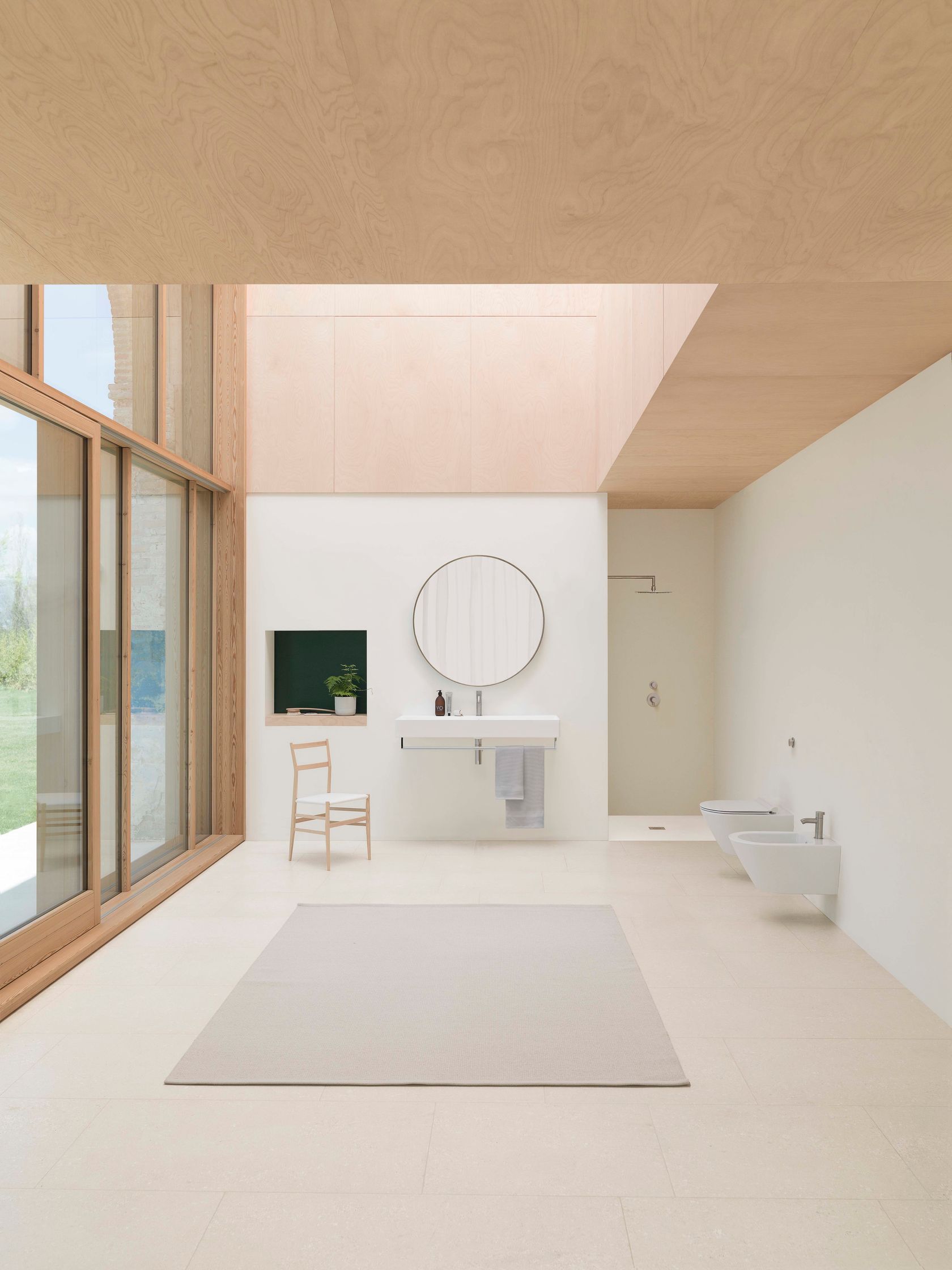 KUBE X 55/F | Toilet Wall-hung ceramic toilet By GSI ceramica