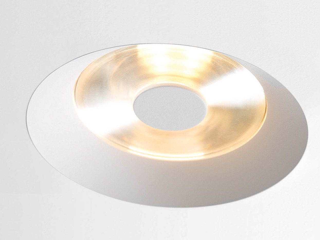 LED semi-inset ceiling lamp KURK By Modular Lighting Instruments
