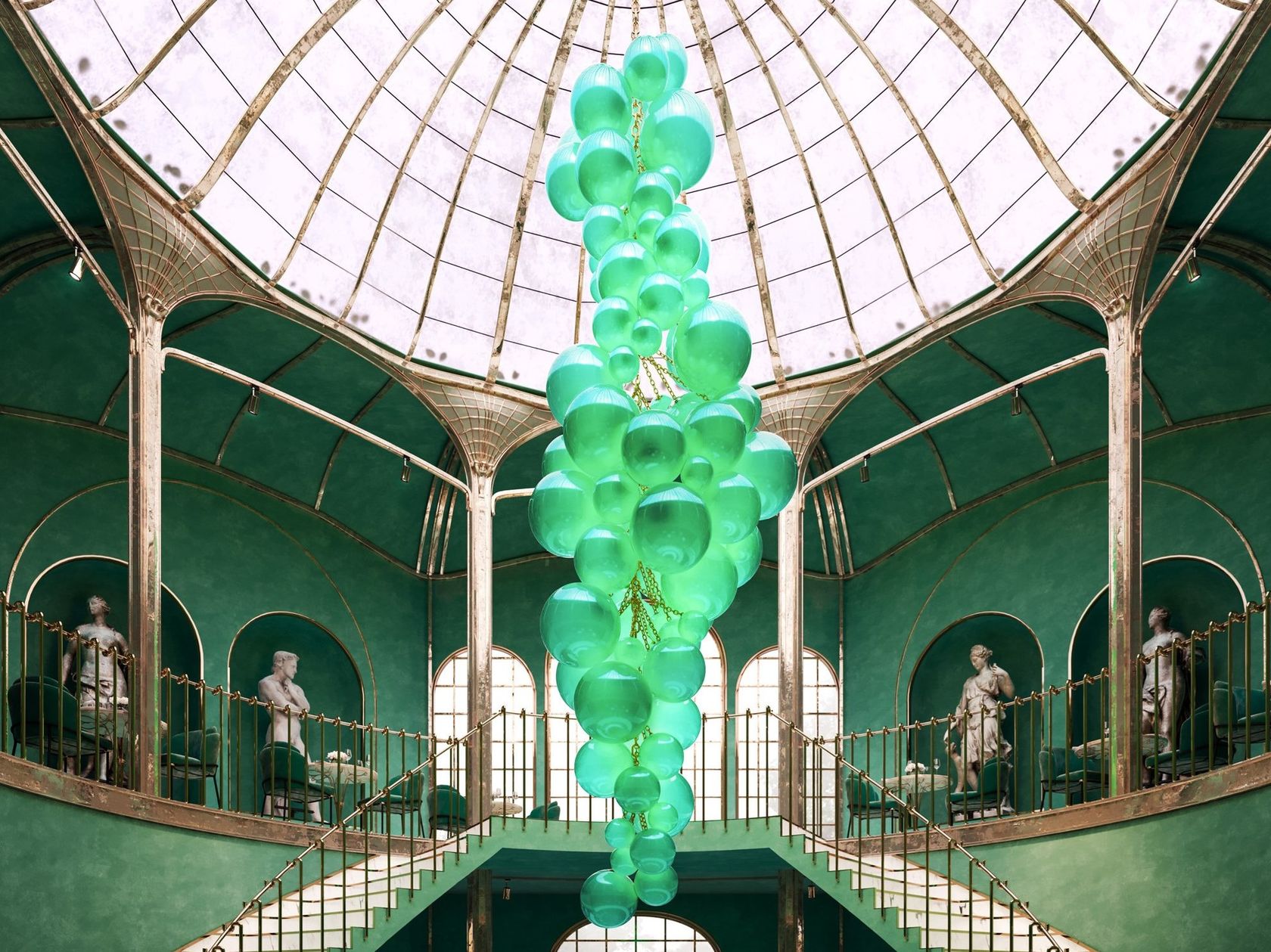 KUULAS LED glass pendant lamp By Cameron Design House