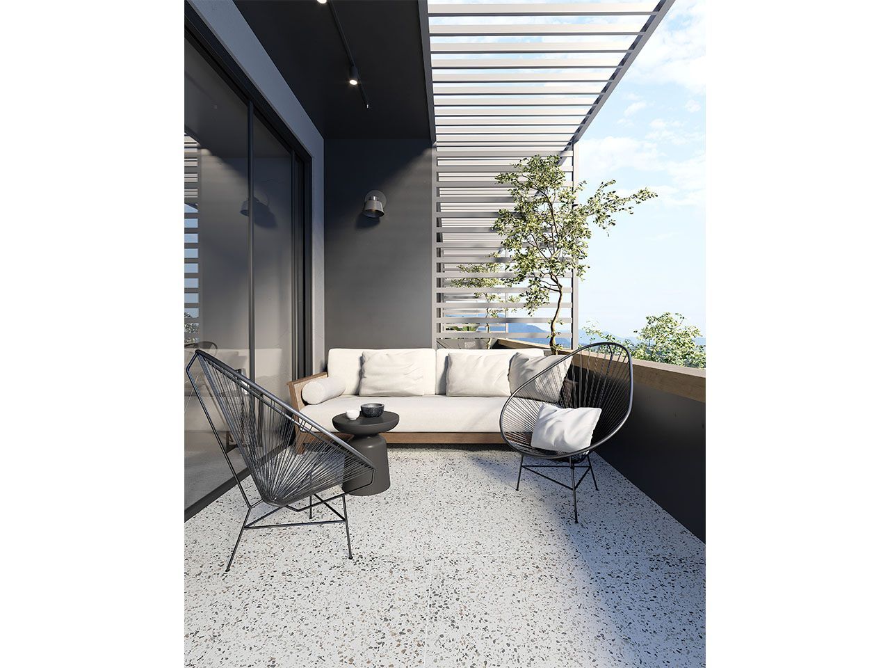 TERRAZZO MULTICOLOR Porcelain stoneware wall/floor tiles terrazzo ...