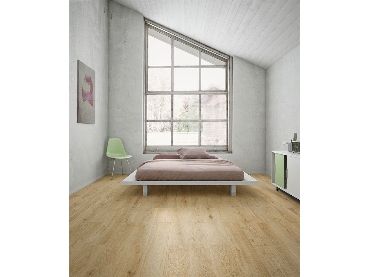 UDDO Porcelain stoneware flooring with wood effect By Kaleseramik