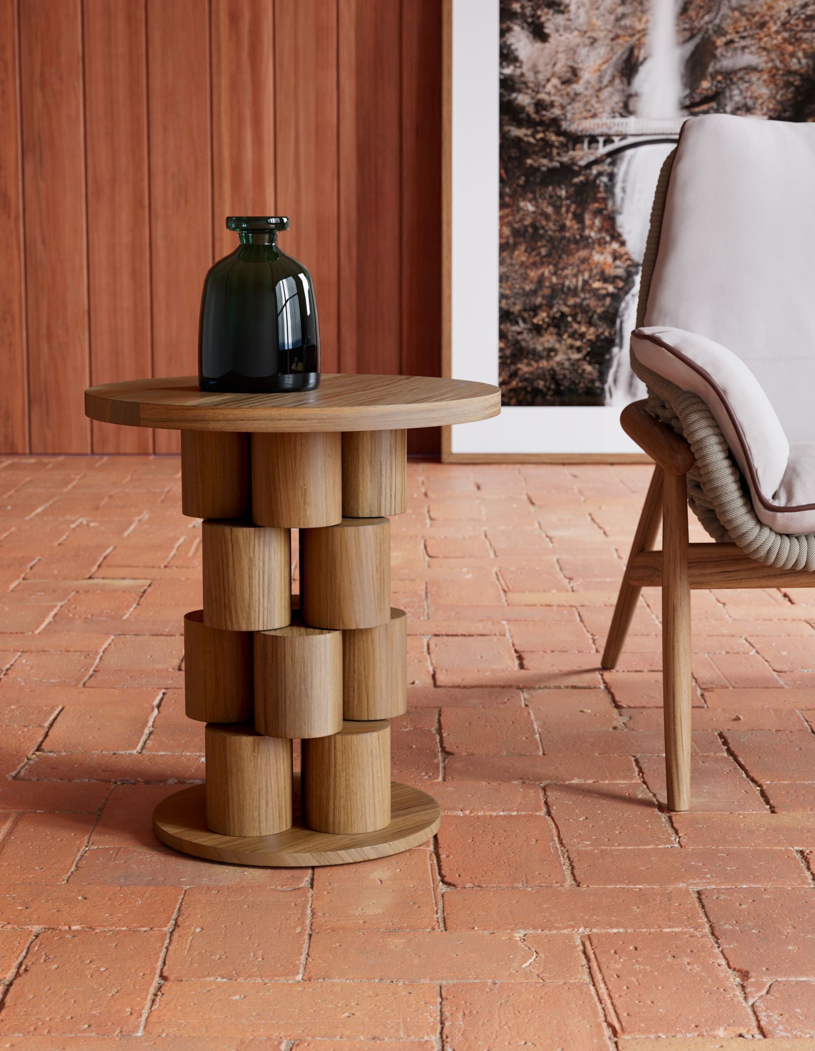 KARI Garden side table By Kettal