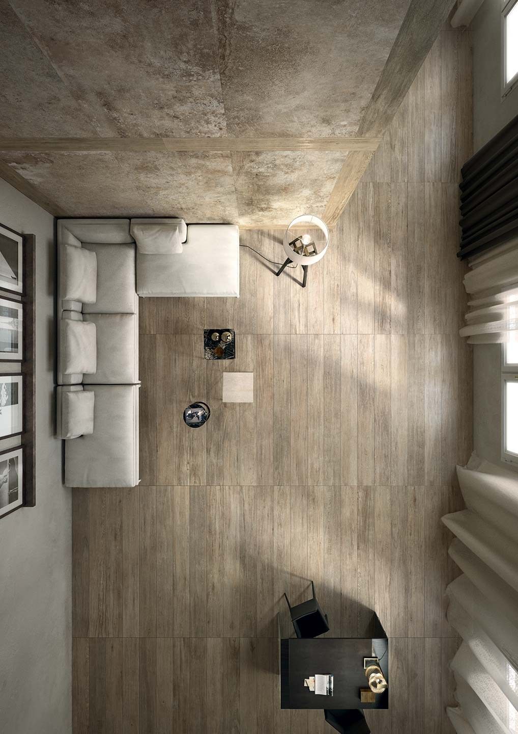 Porcelain stoneware wall/floor tiles LA ROCHE DI REX By Rex