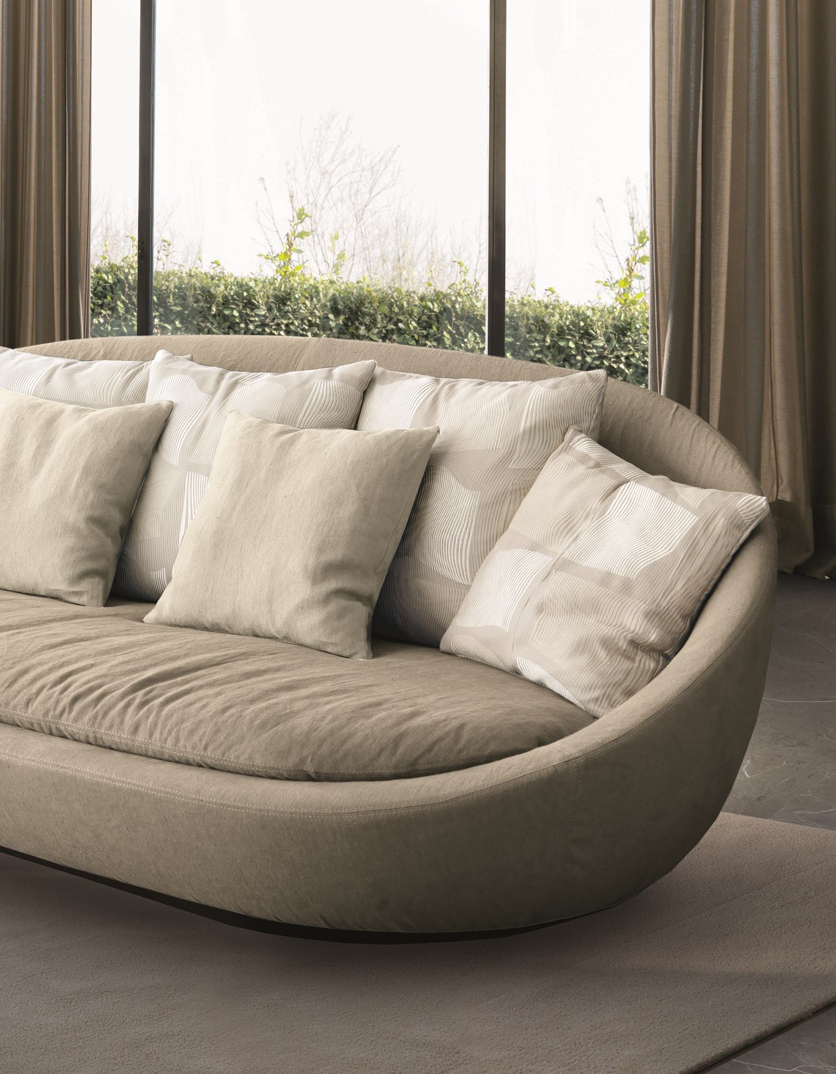 LACOON Fabric sofa By Désirée divani | design Jai Jalan