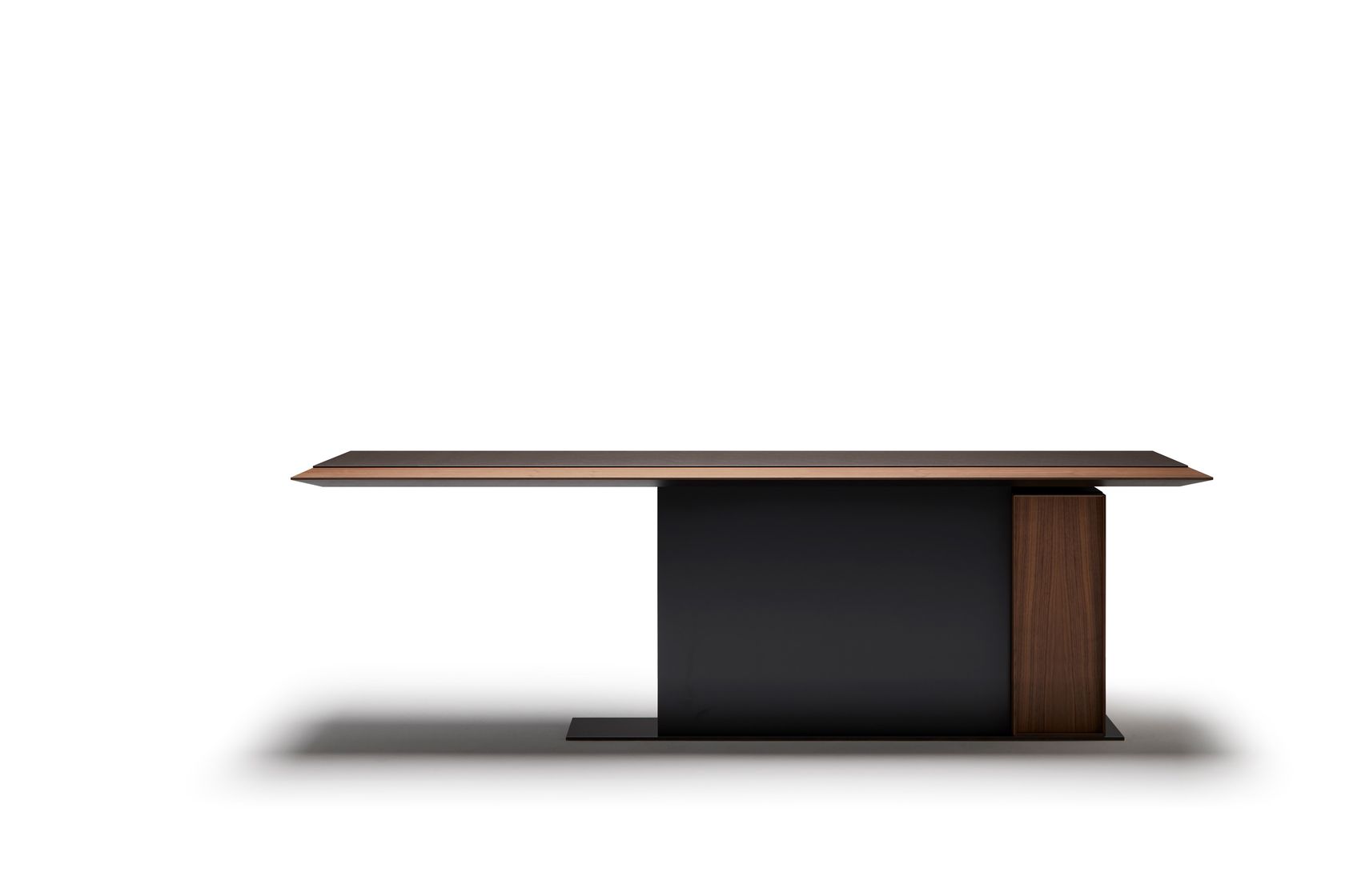 LAMESA | Executive desk Rectangular walnut executive desk By José ...