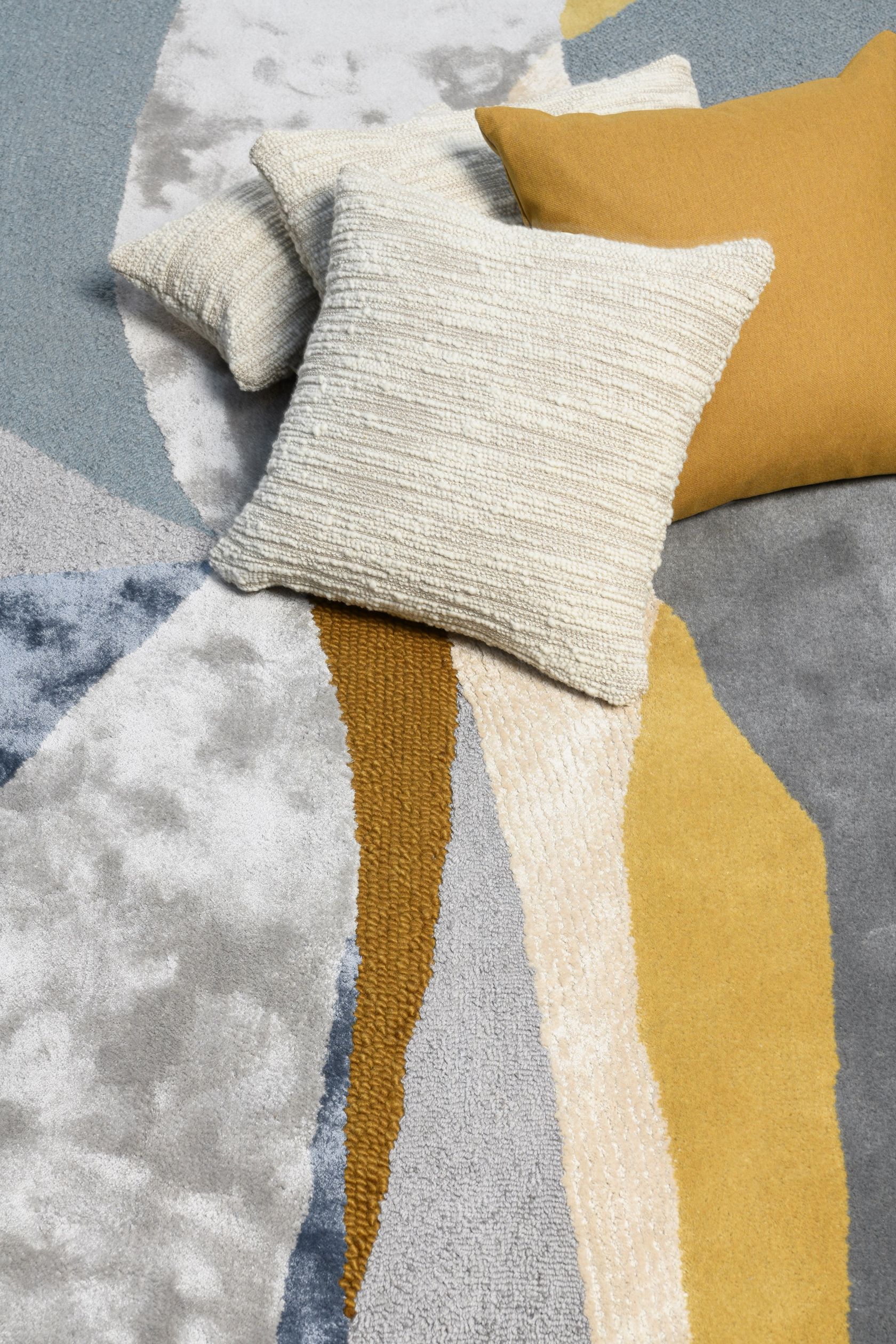 Tapis à motifs rectangulaire en laine LANDSCAPE Collection Borealis By ...