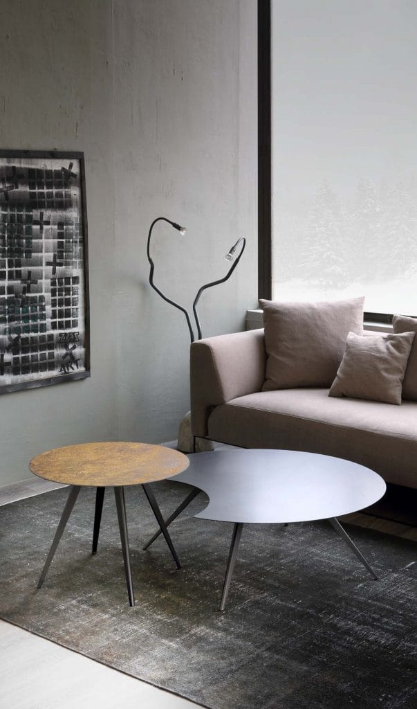 Tavolino rotondo LARA & DARA By Zeus design Ron Arad