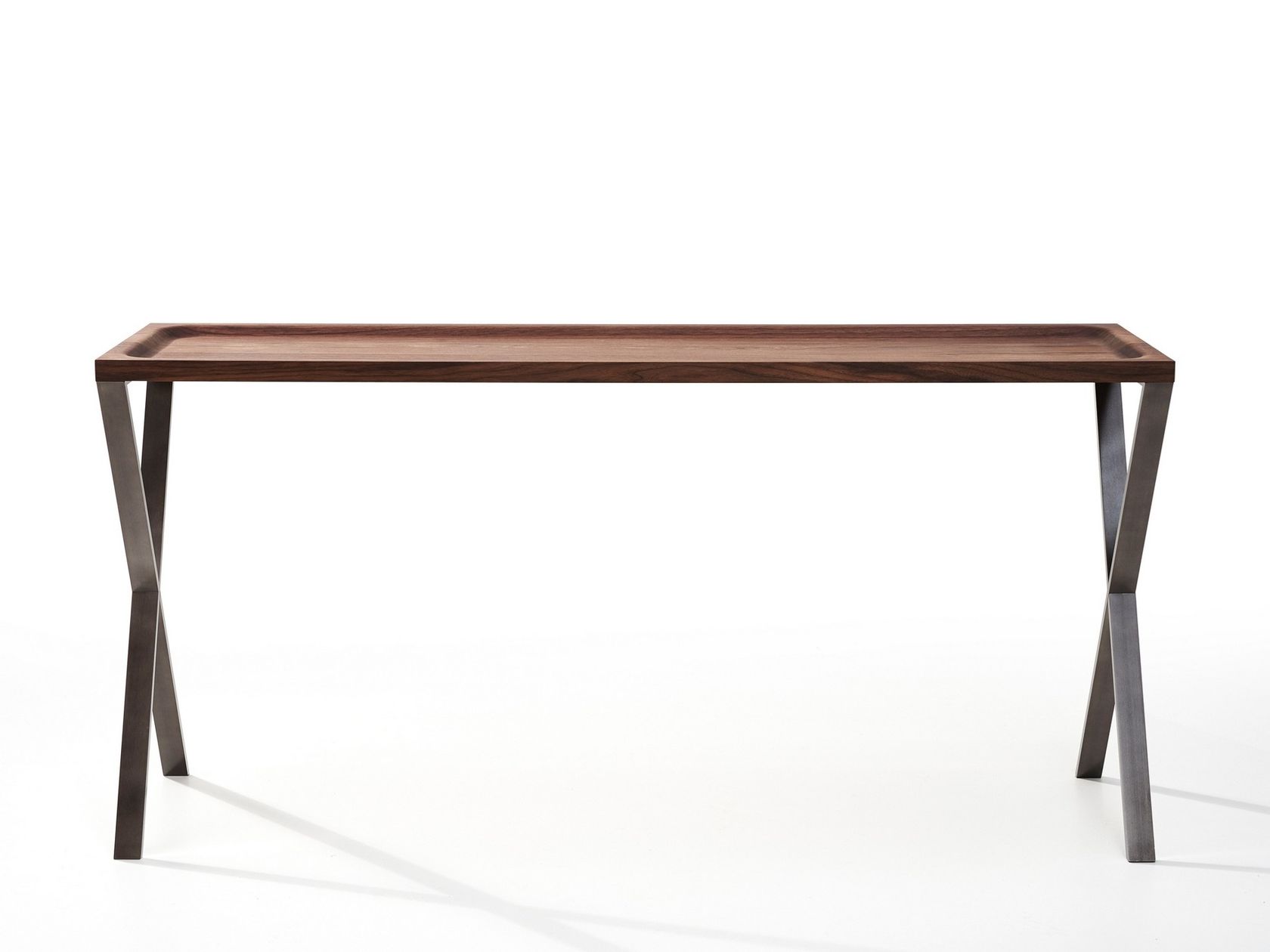 LAX Rectangular wooden console table By more | design Gil Coste