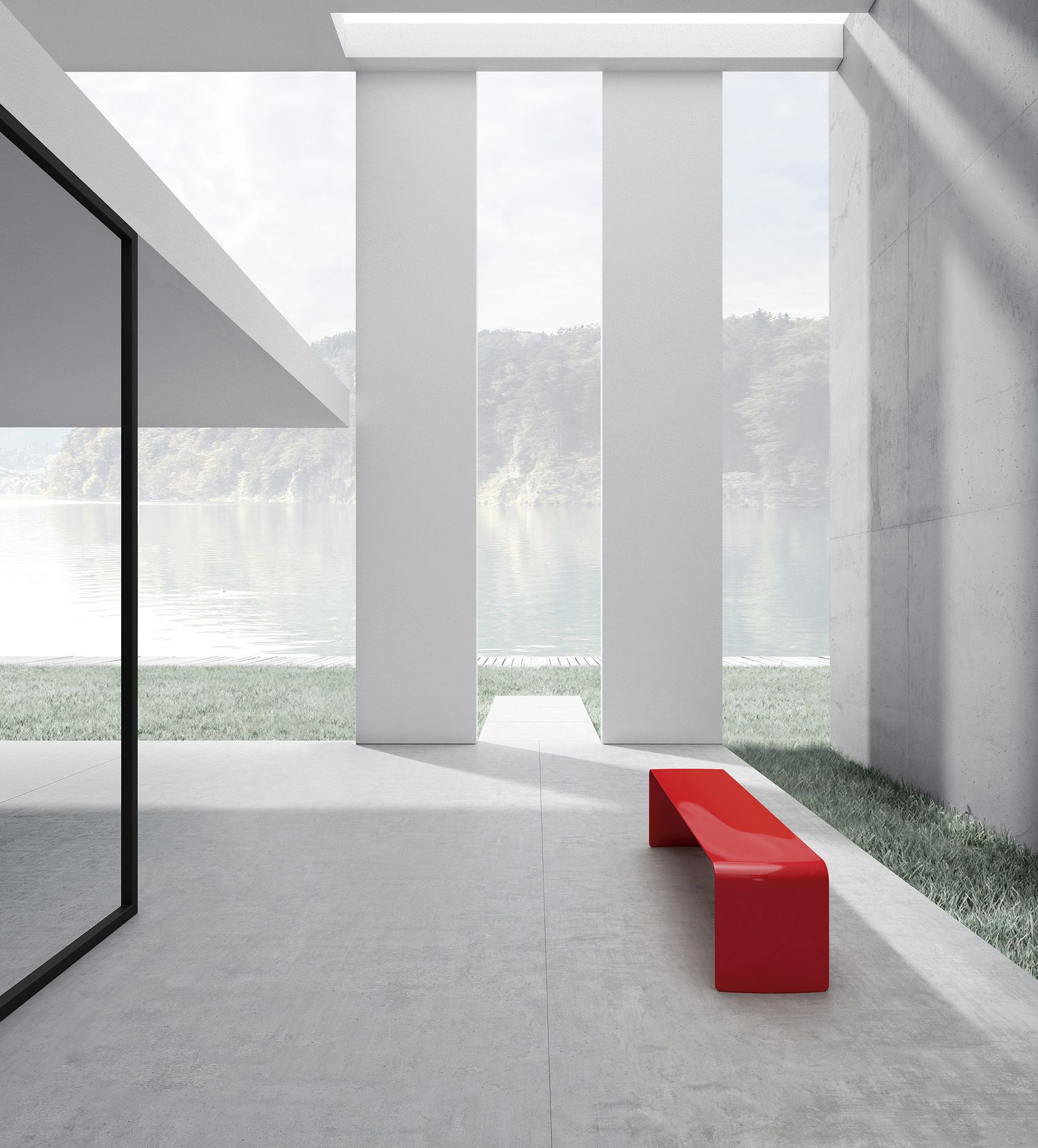 LE BANC | Metal bench Aluminium bench By MDF Italia | design Xavier Lust