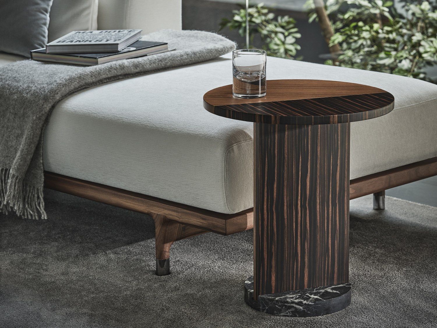 LEAF | Coffee table Round wooden coffee table By Porada | design ...