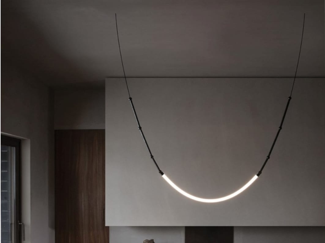 LEDA LED aluminium pendant lamp By Karman | design Debonademeo
