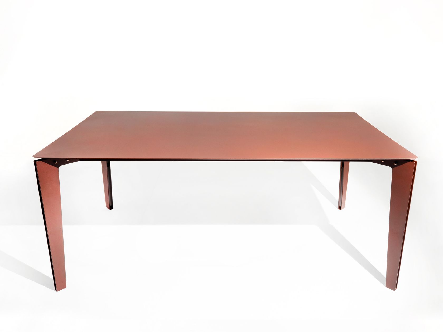 LEGGERO_001 | Tavolo in acciaio Corten™ Tavolo rettangolare in acciaio ...