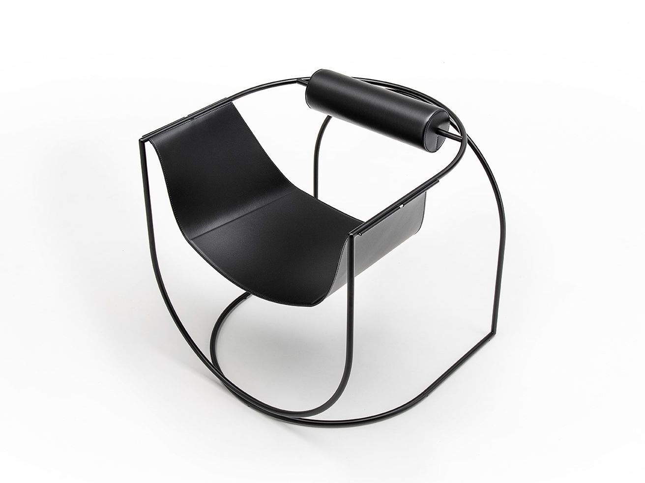 LEMNI Tanned leather armchair with armrests By Living Divani | design Marco Lavit