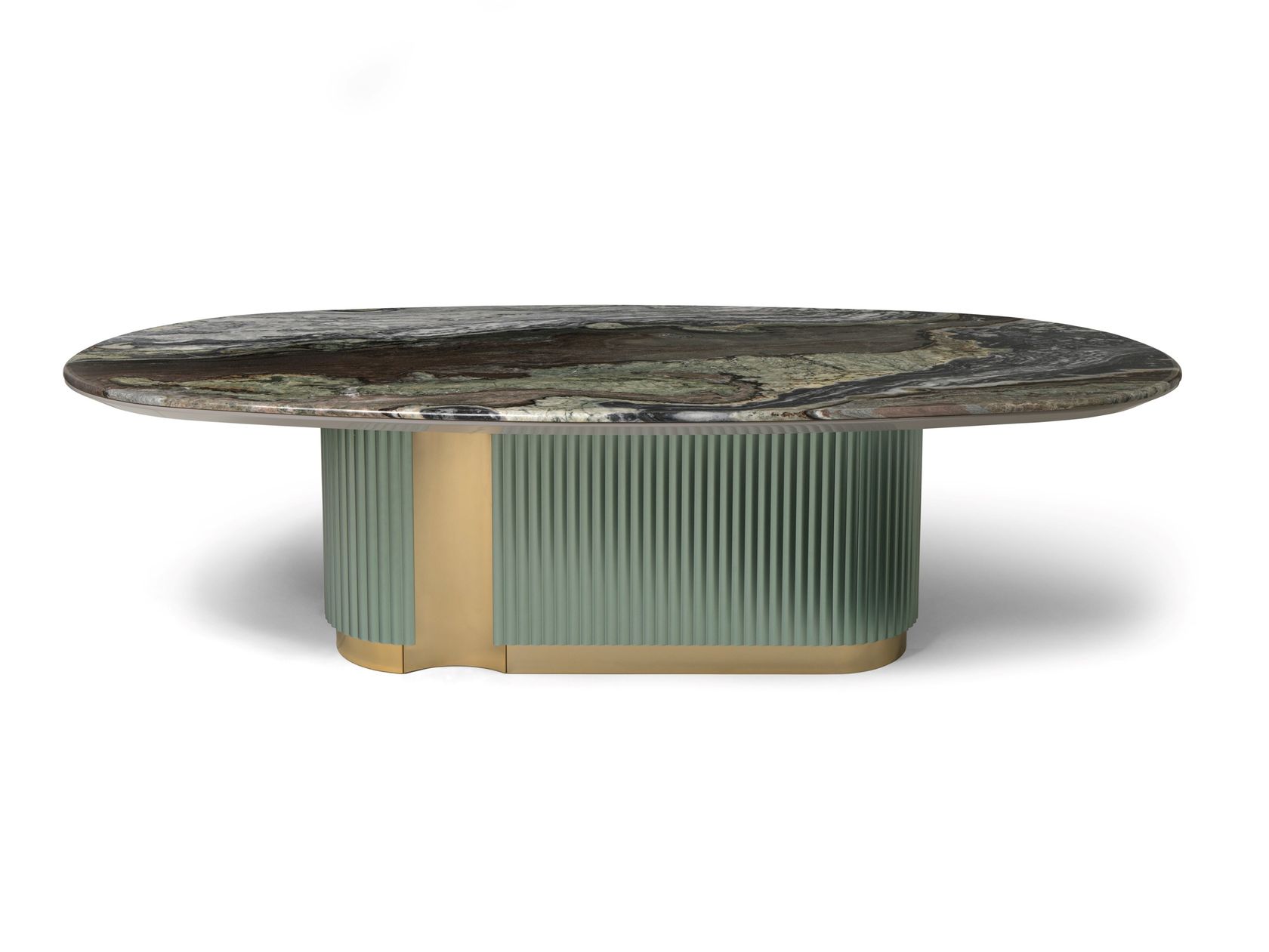 LEONARDO Oval marble table By Visionnaire | design Alessandro La Spada