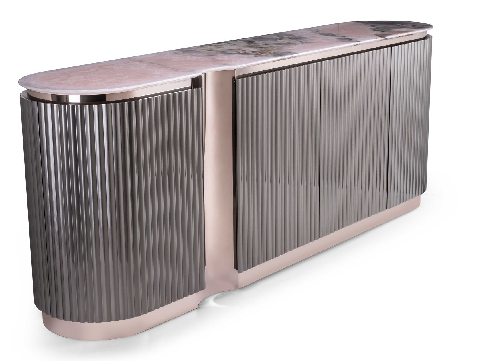 LEONARDO | Sideboard Steel and wood sideboard with doors By Visionnaire ...