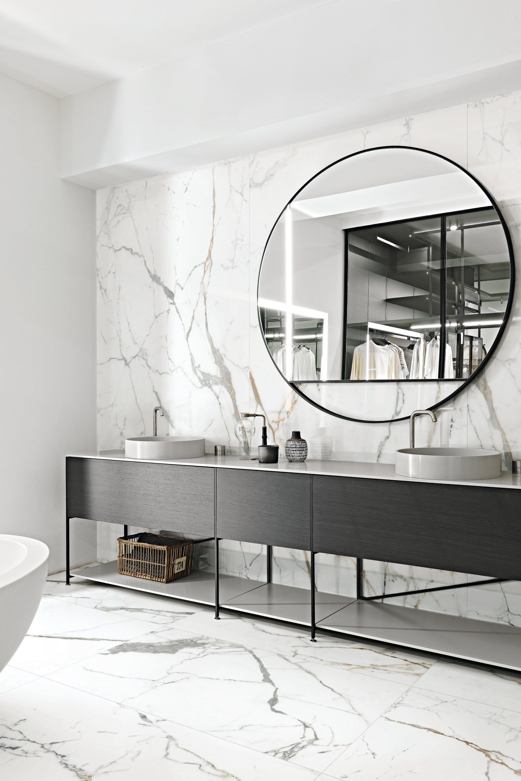 Porcelain stoneware wall/floor tiles with marble effect LES ORIGINES DE ...