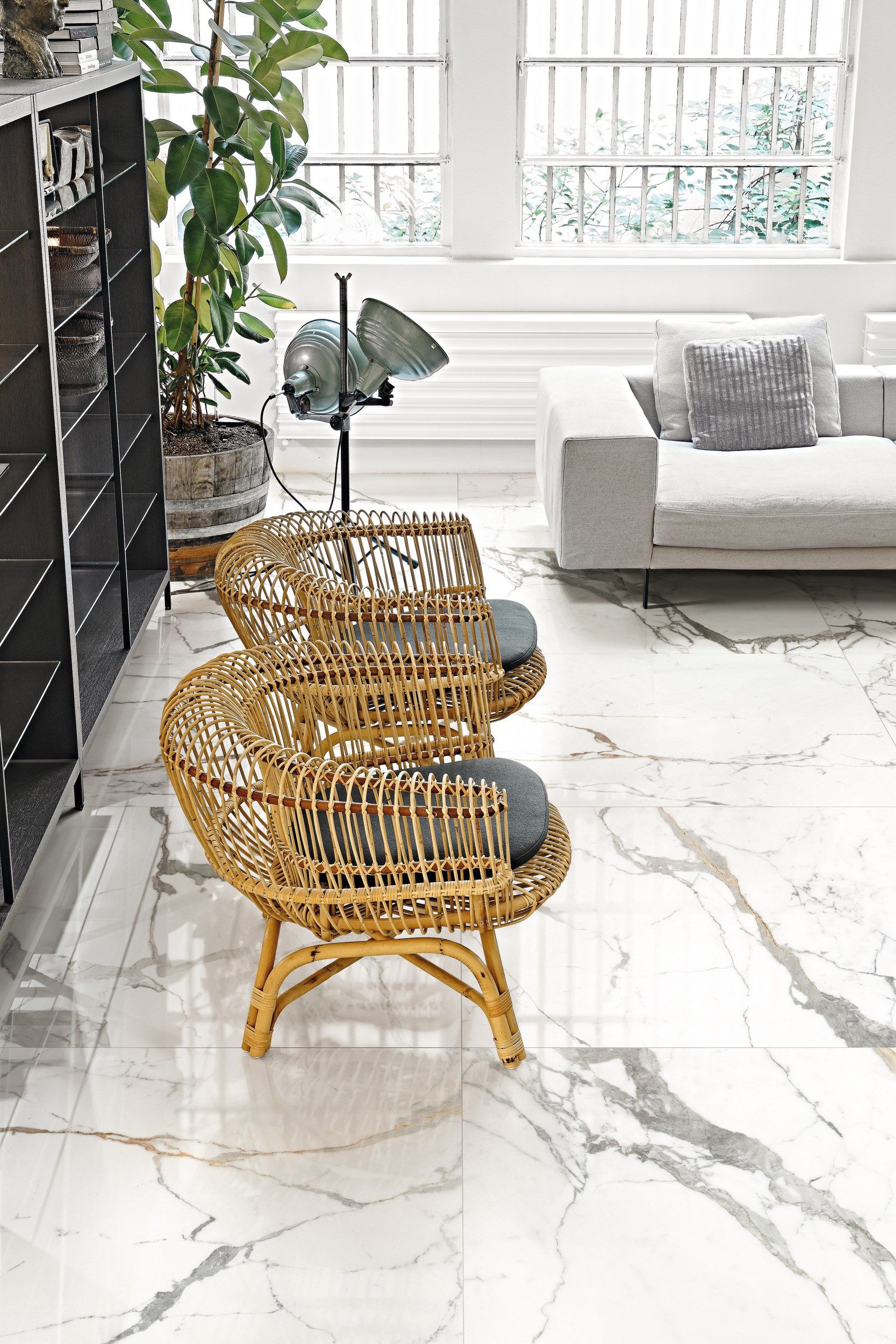 Porcelain stoneware wall/floor tiles with marble effect LES ORIGINES DE ...