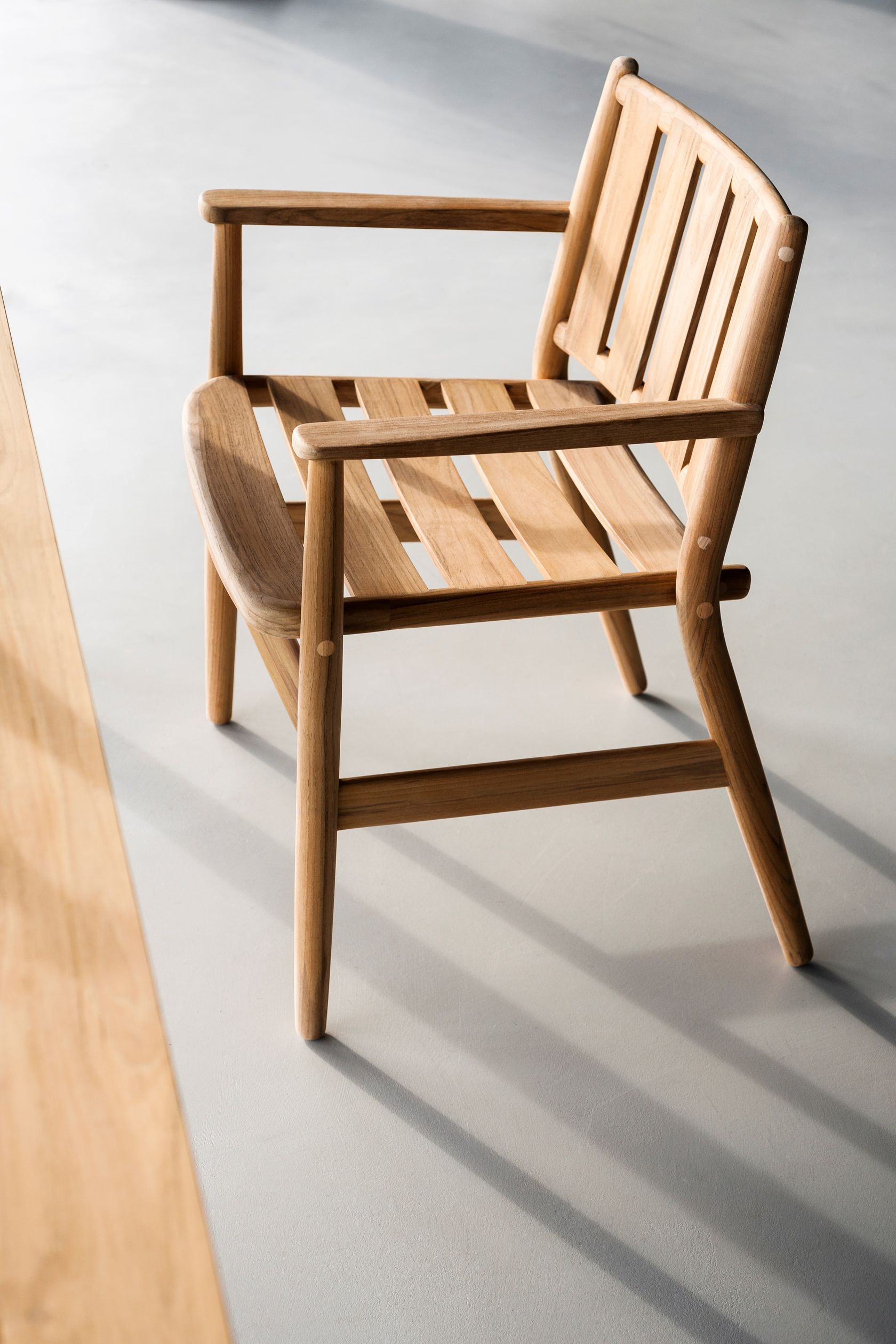 Teak garden chair with armrests LEVANTE 001 Levante Collection By RODA ...