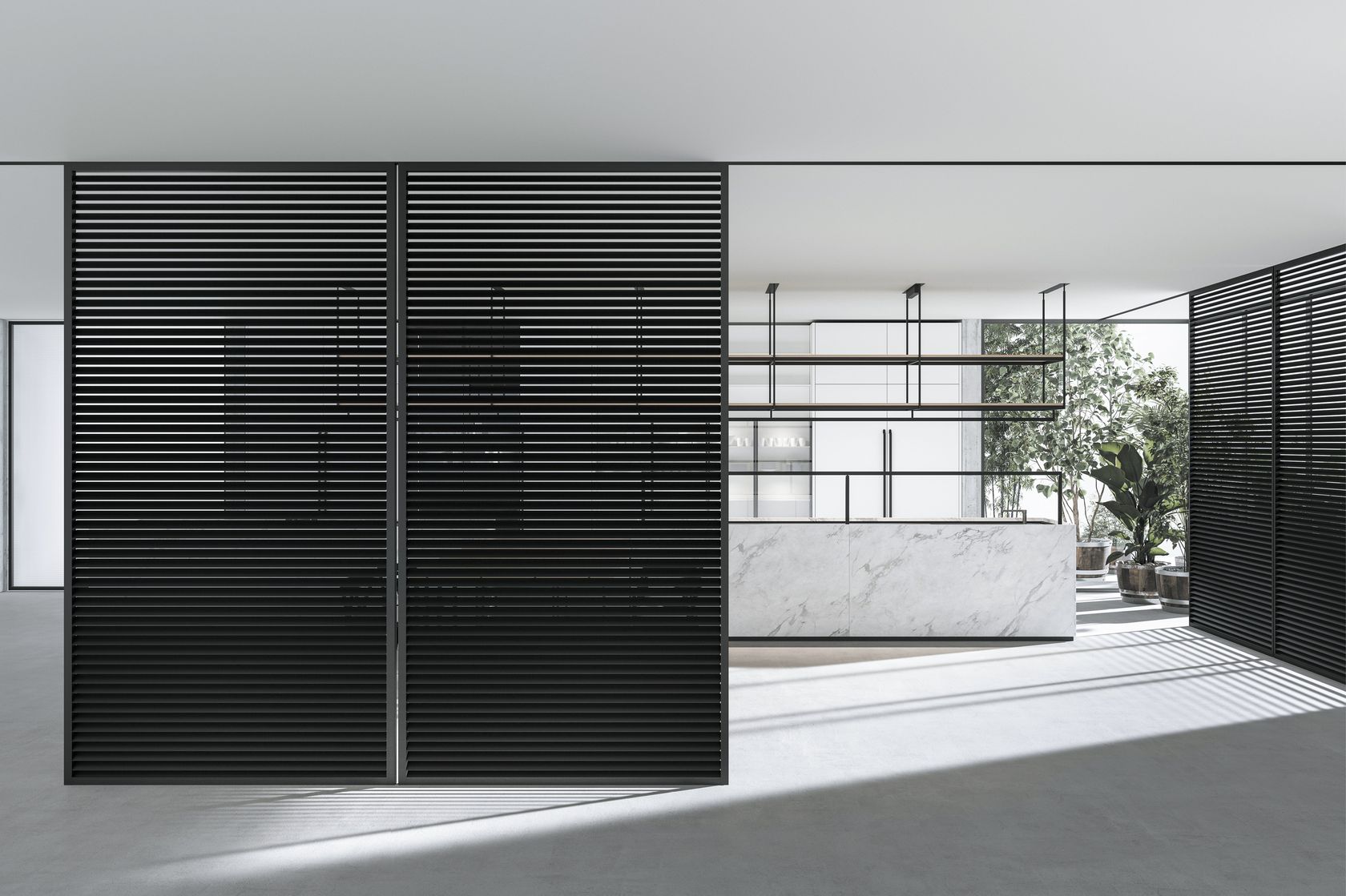 LEVANTE Sliding aluminium movable wall By ADL | design Massimo Luca