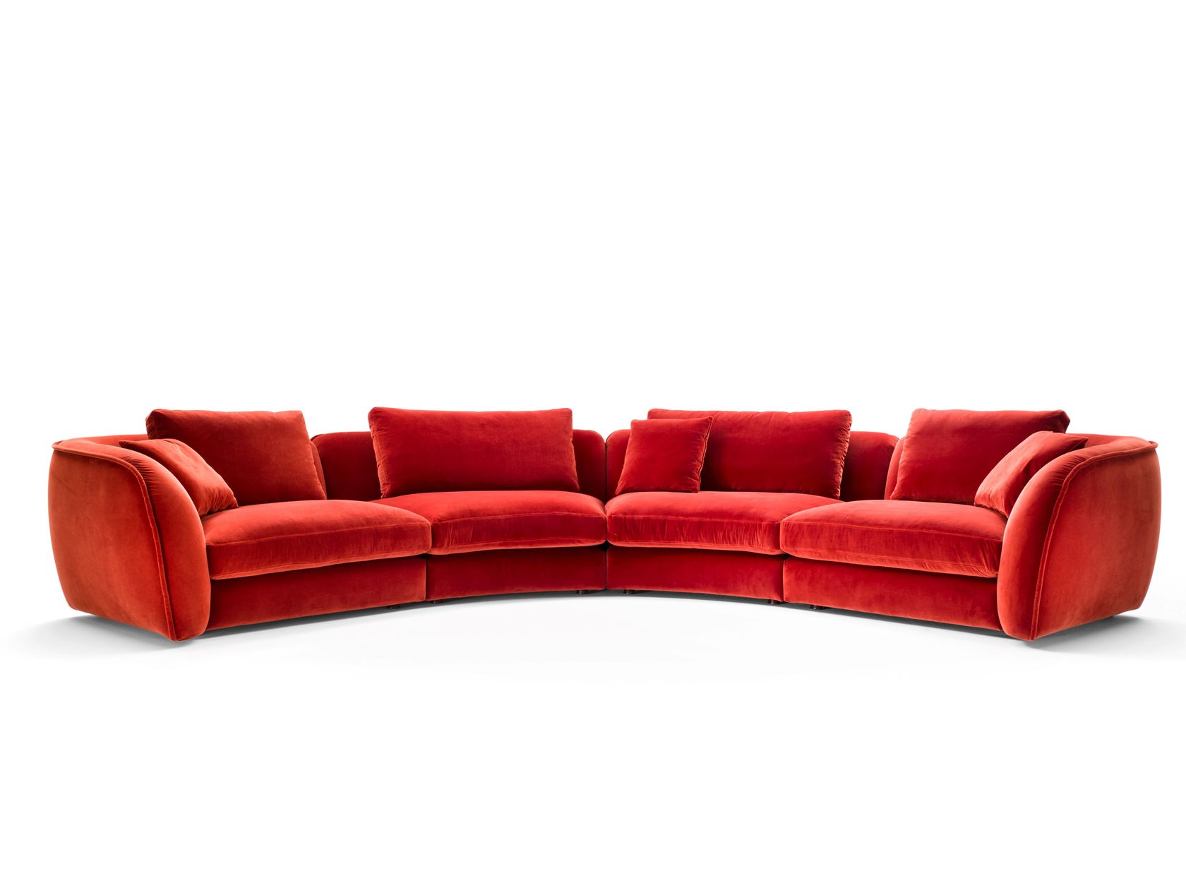 LEVANTE | Modular sofa Curved fabric sofa By Black Tie | design Pier ...