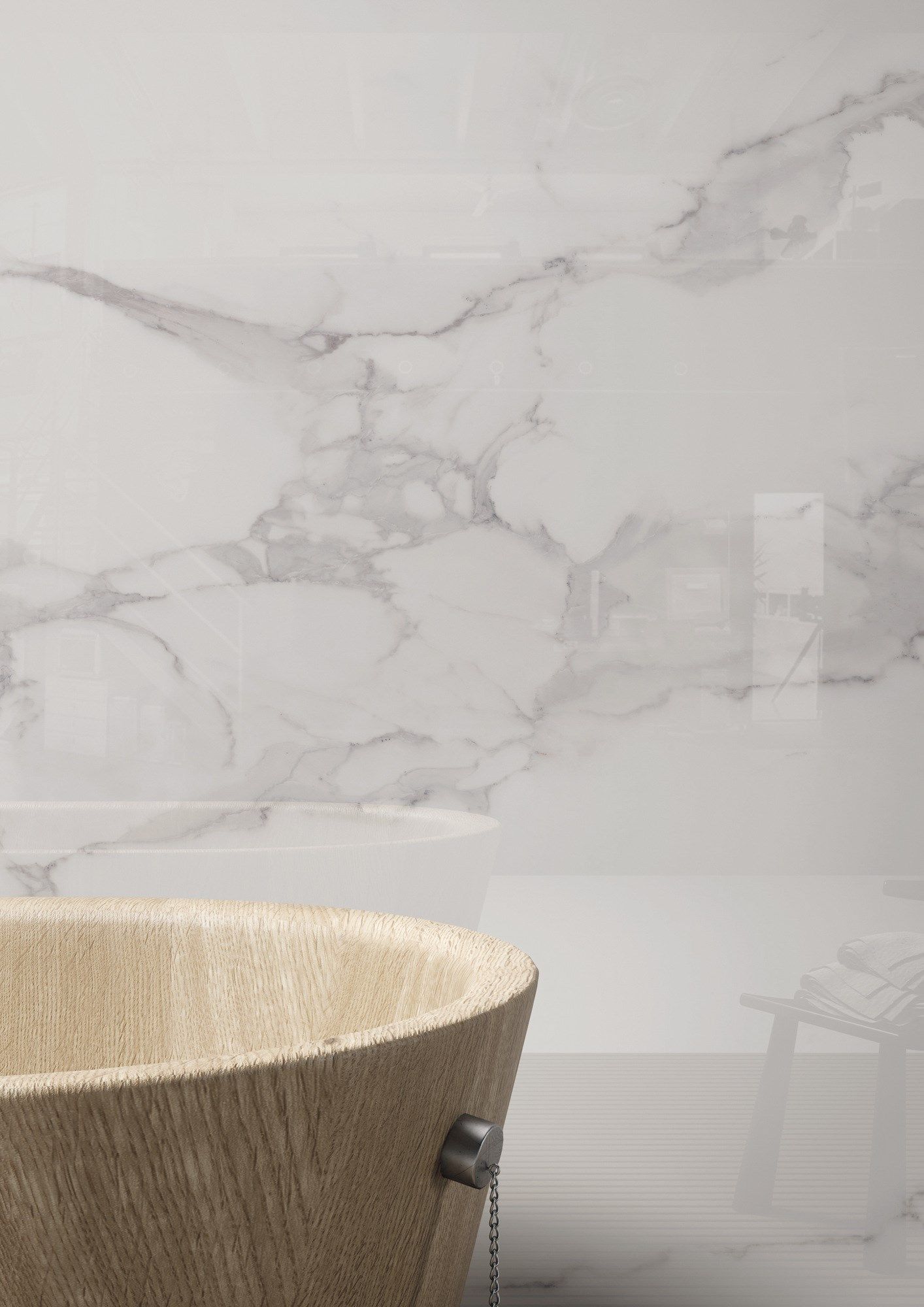 LEVEL MARMI Porcelain stoneware wall tiles with marble effect By Level ...