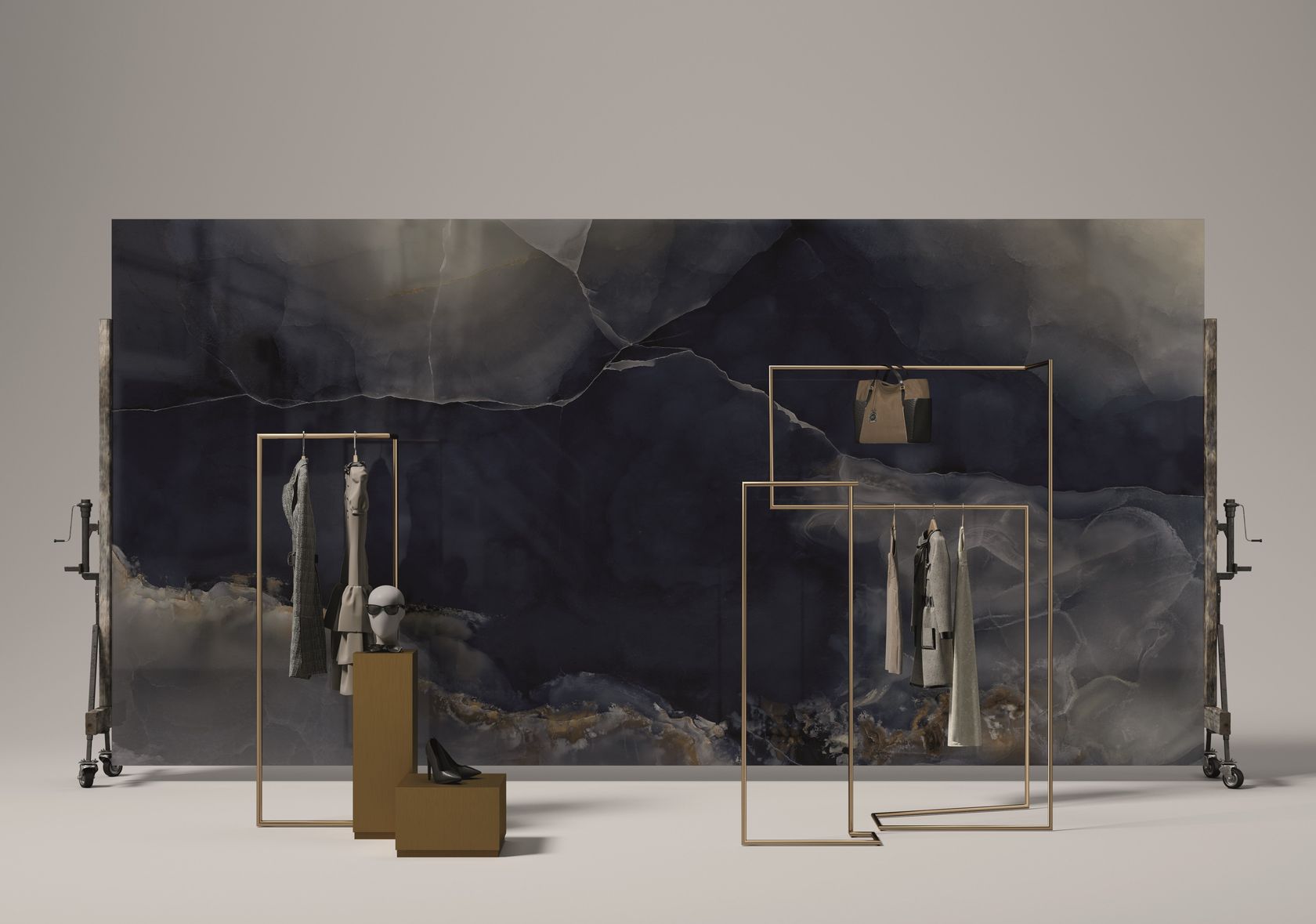 LEVEL MARMI Porcelain stoneware wall tiles with marble effect By Level ...